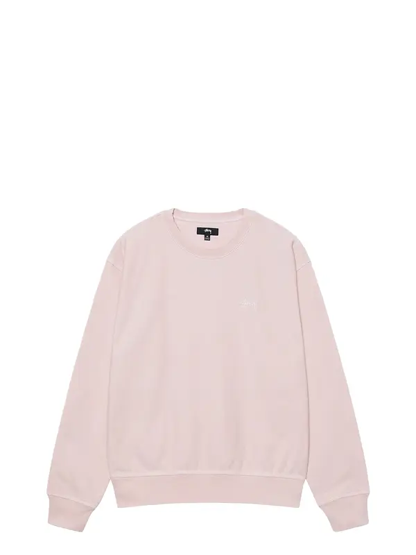 StÜssy Overdyed Stock Logo Crew 'light - Pink