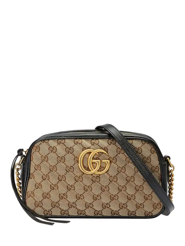 Gucci Gg Marmont Small Shoulder Bag - Tan