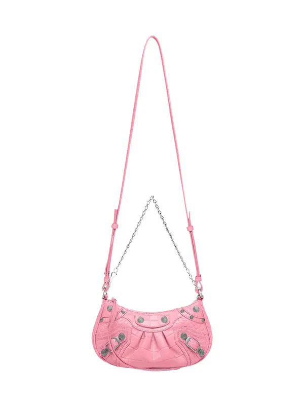 Balenciaga Mini Le Cagole Chain Bag - Pink