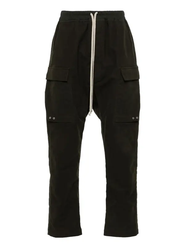 Rick Owens Twill-weave Cargo Pants - Green