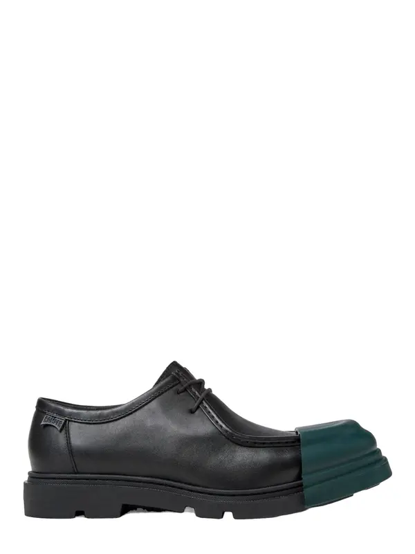 Camper Junction Leather Derby Shoes - Black