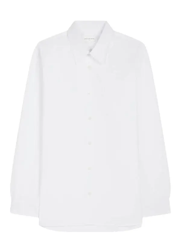 Dries Van Noten Long-sleeve Cotton Shirt - White