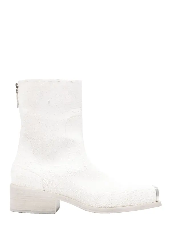 Marsèll Metal-toecap Ankle Boots - White