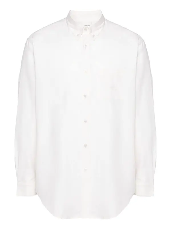 Drole De Monsieur La Chemise Oxford Cotton Shirt - White