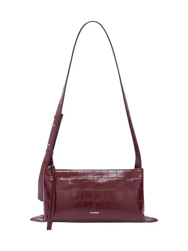JIL SANDER Small Empire Shoulder Bag - Red