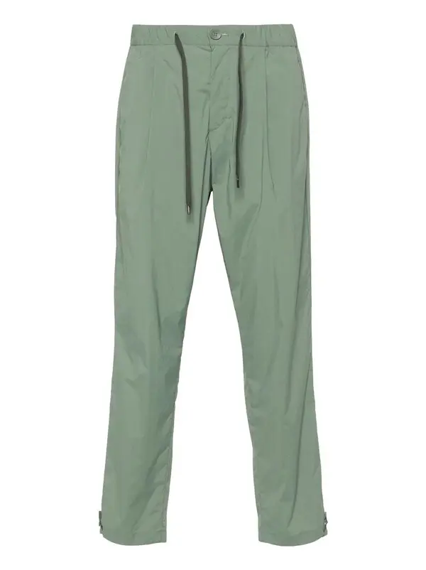 Herno Drawstring Straight-leg Trousers - Green