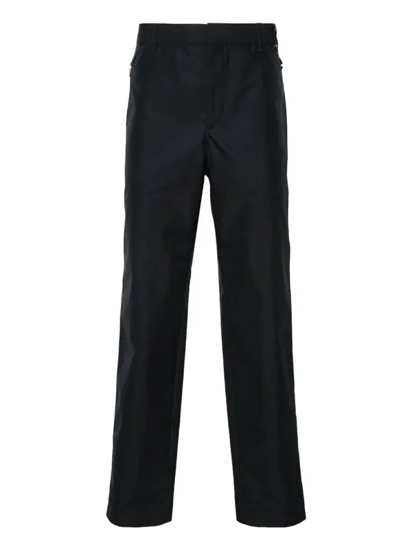 Fendi Mid-rise Tapered Trousers - Blue