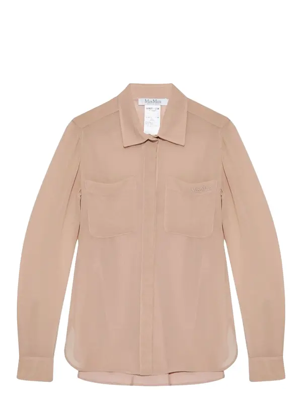 Max Mara Ercole Silk Shirt - Neutrals