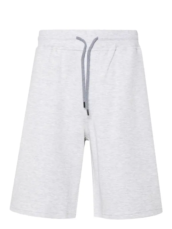 Brunello Cucinelli Mélange Track Shorts - Grey