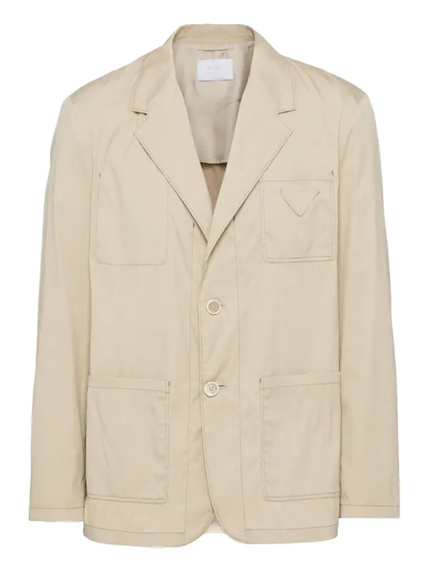Prada Single-breasted Jacket - Neutrals