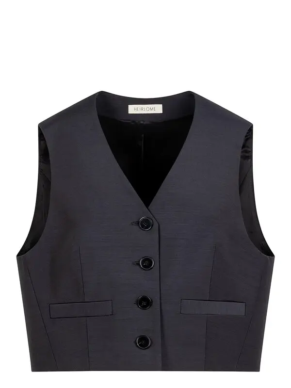 HEIRLOME Cocoon Vest - Black