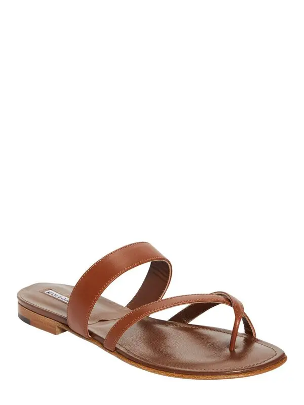 Manolo Blahnik Susa Sandal - Brown