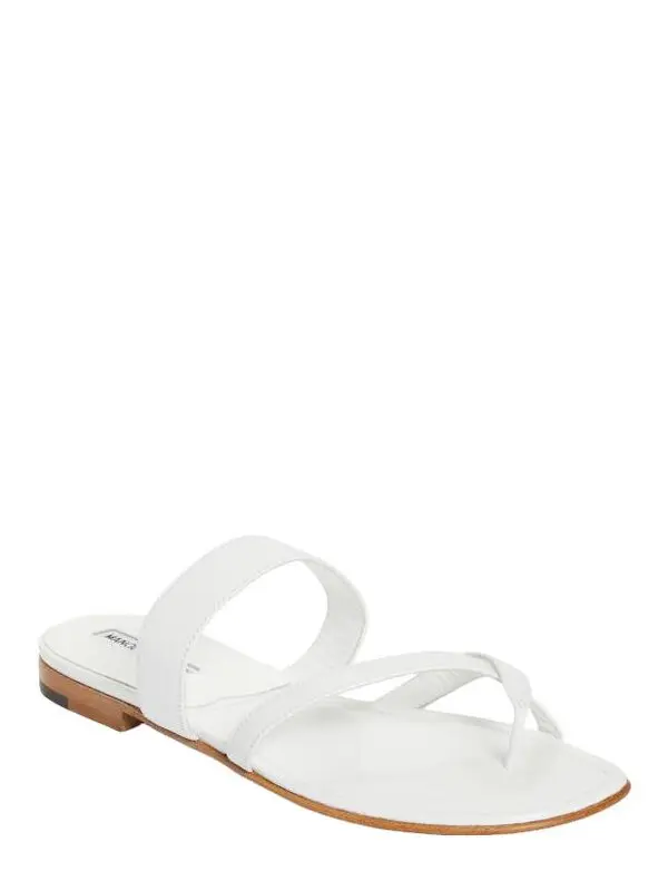Manolo Blahnik Susa Sandal - White