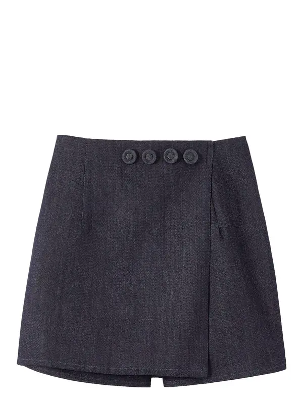 DESTREE Jean Denim Mini Skirt - Blue