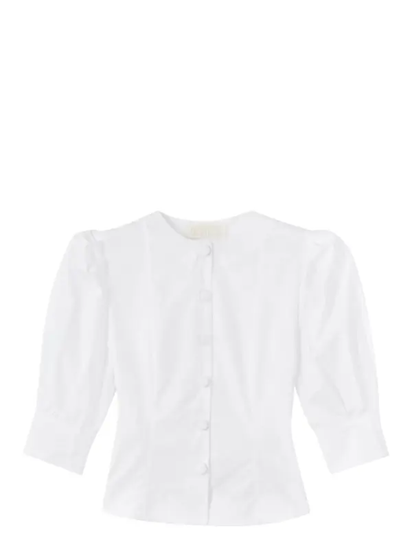 DESTREE Jasper Cotton Shirt - White