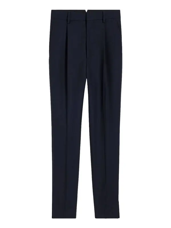 Ami High-waisted Tailored Trousers - Blue