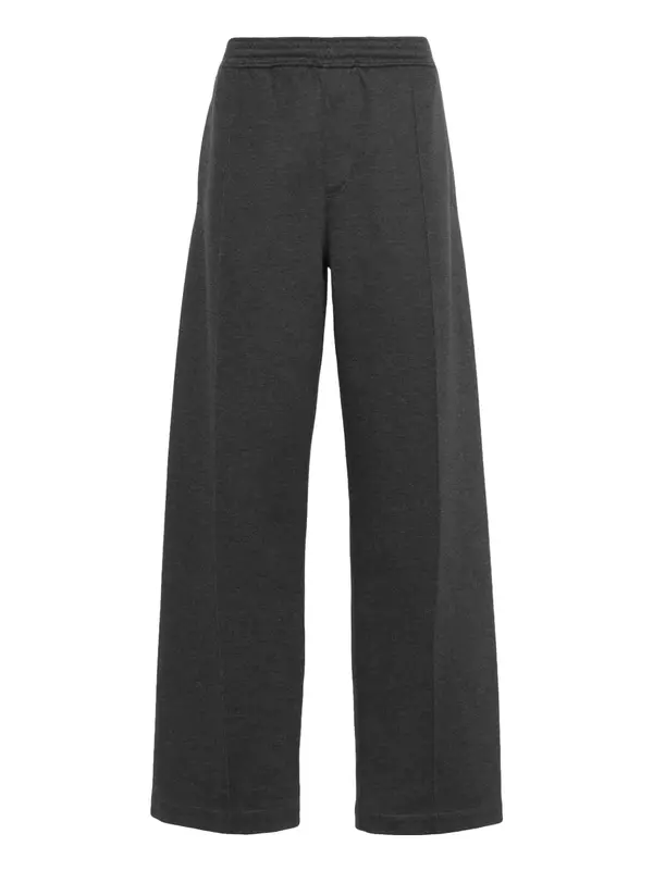 Givenchy Mélange-effect Track Pants - Grey