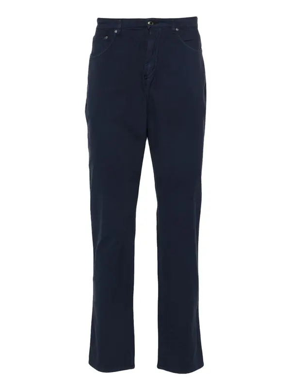 HACKETT Mid-rise Slim-fit Chinos - Blue