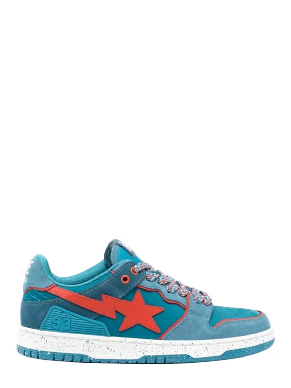 A BATHING APE® Sk8 Sta Panelled Sneakers - Blue