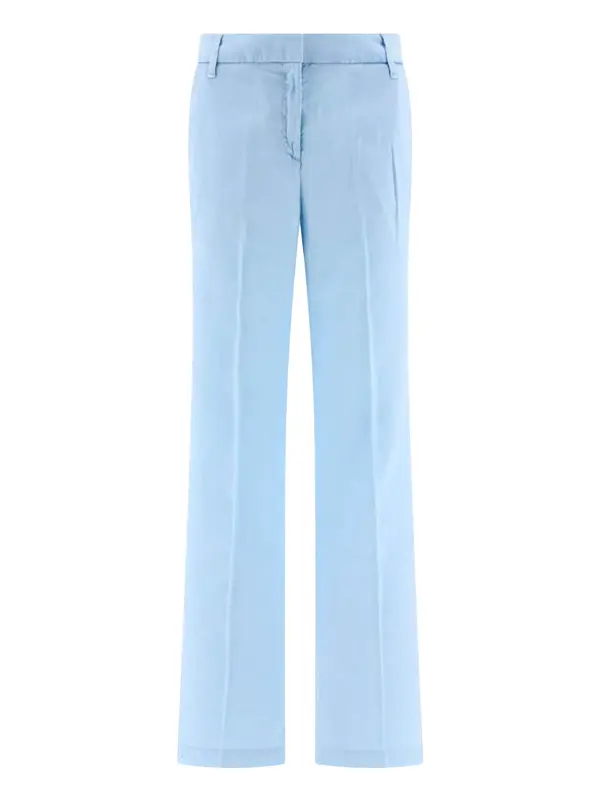 Jacob Cohen Pressed-crease Straight-leg Trousers - Blue