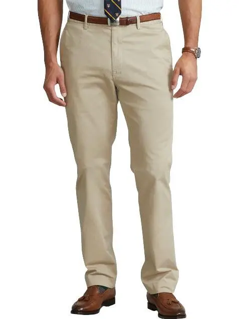 Polo Ralph Lauren Big & Tall Stretch Chino Pants - Khaki Tan