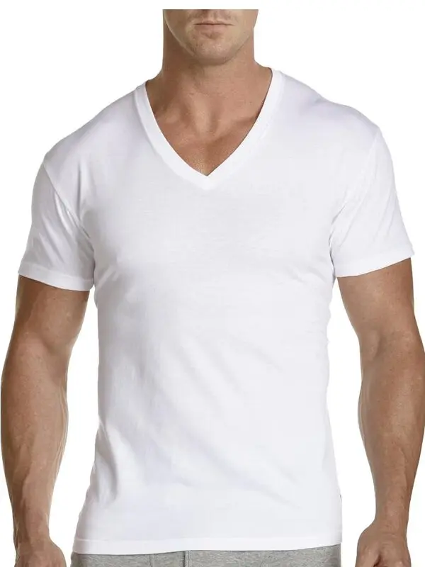 Polo Ralph Lauren 3-pk V-neck T-shirts - White