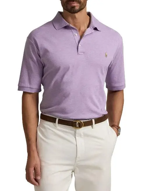 Polo Ralph Lauren Big & Tall Soft Touch Polo Shirt - Amethyst Hther Purp