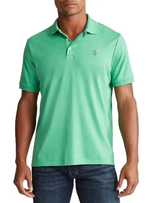 Polo Ralph Lauren Big & Tall Soft Touch Polo Shirt - Palm Green Heather