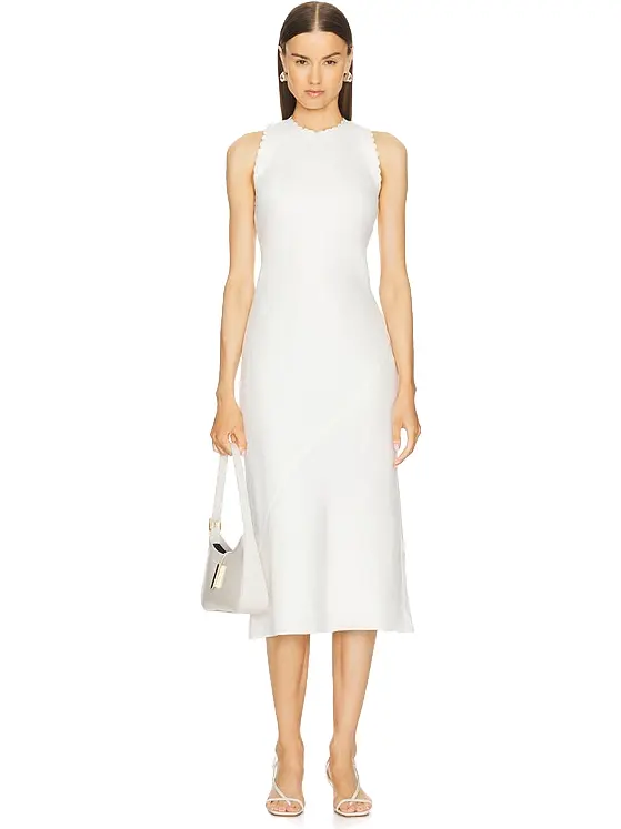 L'academie By Marianna Lucie Midi Dress - Ivory