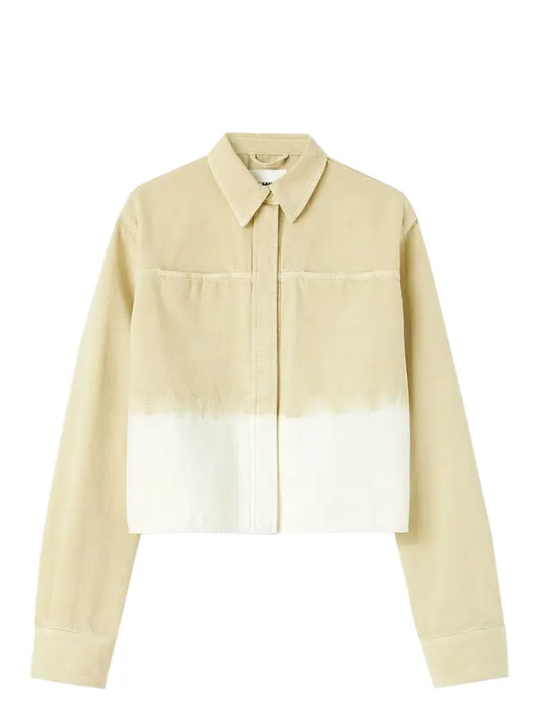 JIL SANDER Gradient-effect Denim Shirt - Neutrals