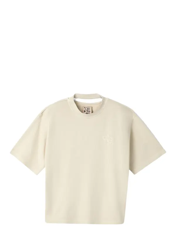 Camper Logo-embroidered T-shirt - Neutrals