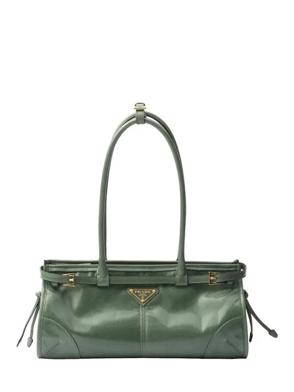Prada Medium Bonnie Tote Bag - Green