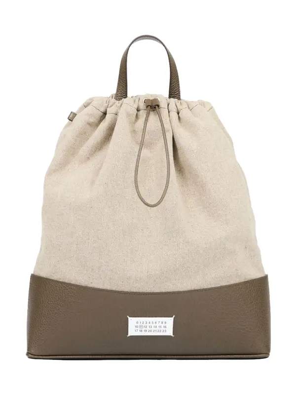 MAISON MARGIELA Daily Drawstring Backpack - Neutrals