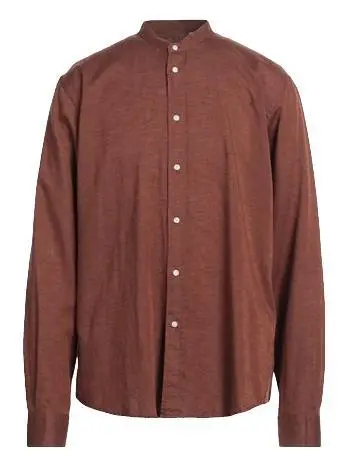 LIU •JO MAN Shirt Sky Size Lyocell, Linen, Cotton - Brown