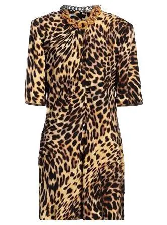 Stella McCartney Leopard-print Mini Dress - Yellow