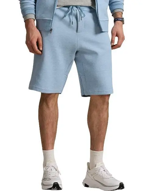 Ralph Lauren Big & Tall Double-knit Active Shorts - Modern Blue Hthr
