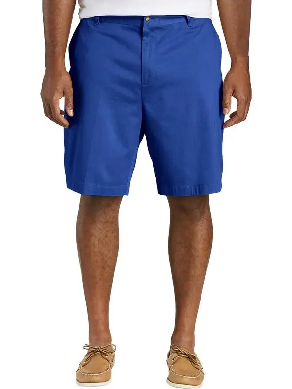 NAUTICA Big & Tall Deck Stretch Shorts - Satellblue