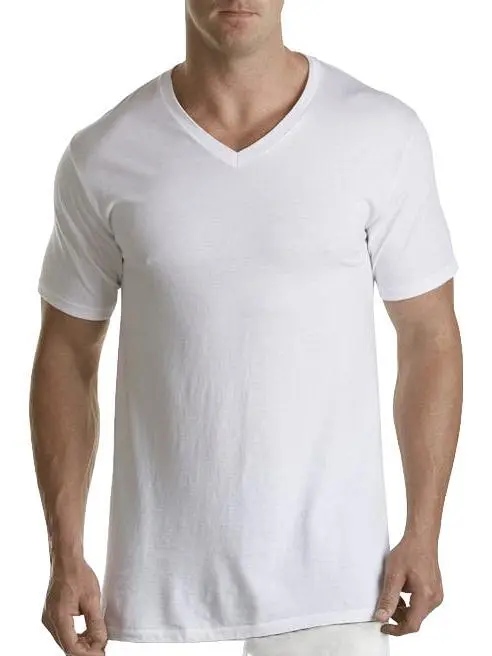 JOCKEY 2-pk Classic V-neck T-shirts - White