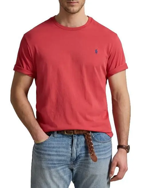 Polo Ralph Lauren Big & Tall Jersey Crewneck Tee - Spring Red