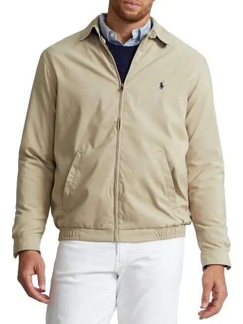 Polo Ralph Lauren Big & Tall Microfiber Windbreaker - Sand