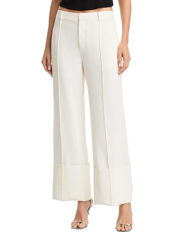 Cinq À Sept Alliston Wide Leg Trousers - Ivory