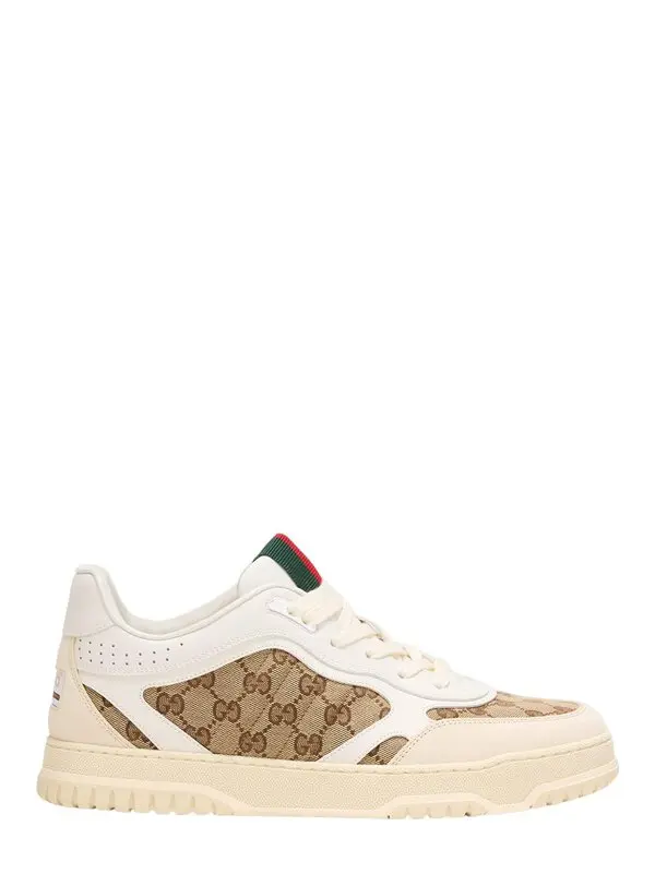 Gucci Re-web Gg Supreme Sneakers - White/beige
