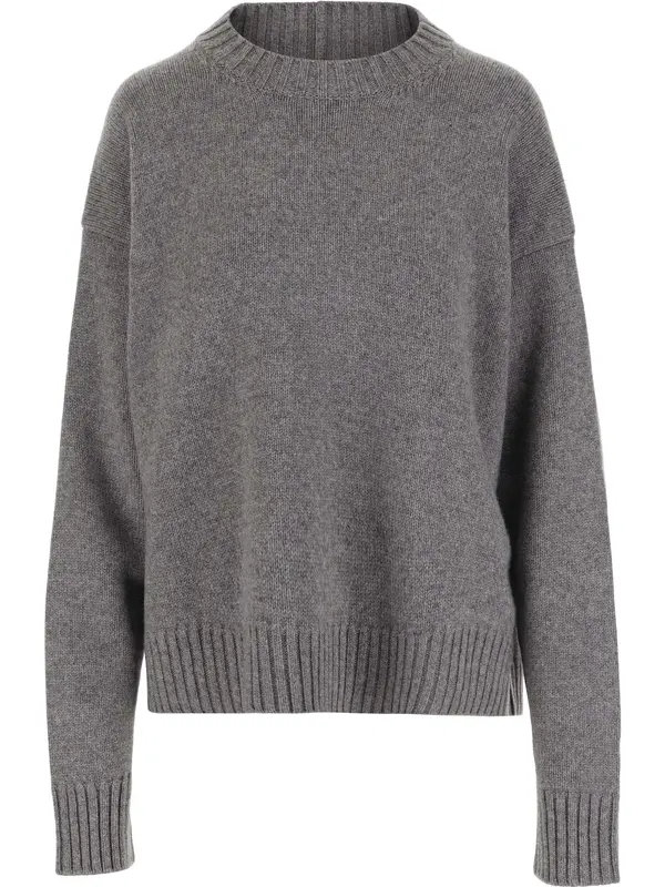 JIL SANDER Cashmere Blend Sweater - Grey