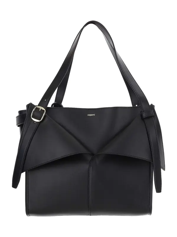 Coperni Cabas Leather Handbag - Black