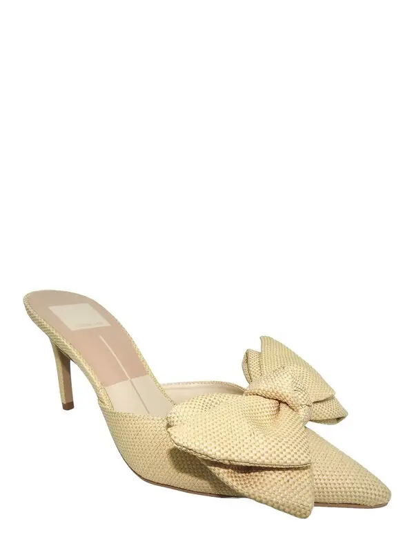 Dolce Vita Kayli Bow Mule - Light Natural Raffia