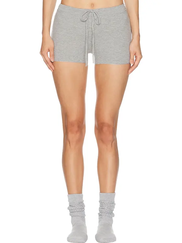 Eterne Drawstring Short - Heather Grey