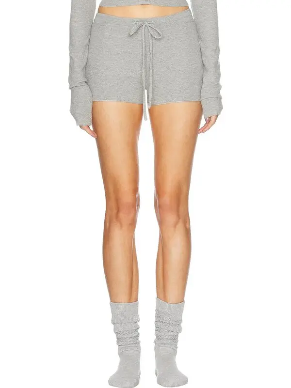 Eterne Drawstring Short - Heather Grey
