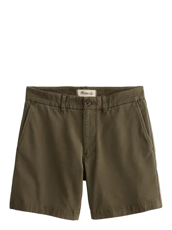 Madewell 7" Chino Shorts - Deep Green