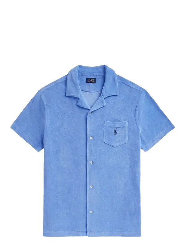 Polo Ralph Lauren Polo Pony Terry-cloth Shirt - Blue