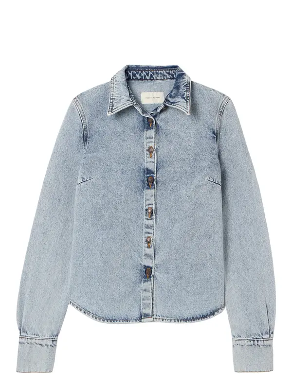 Magda Butrym Denim Shirt - Blue